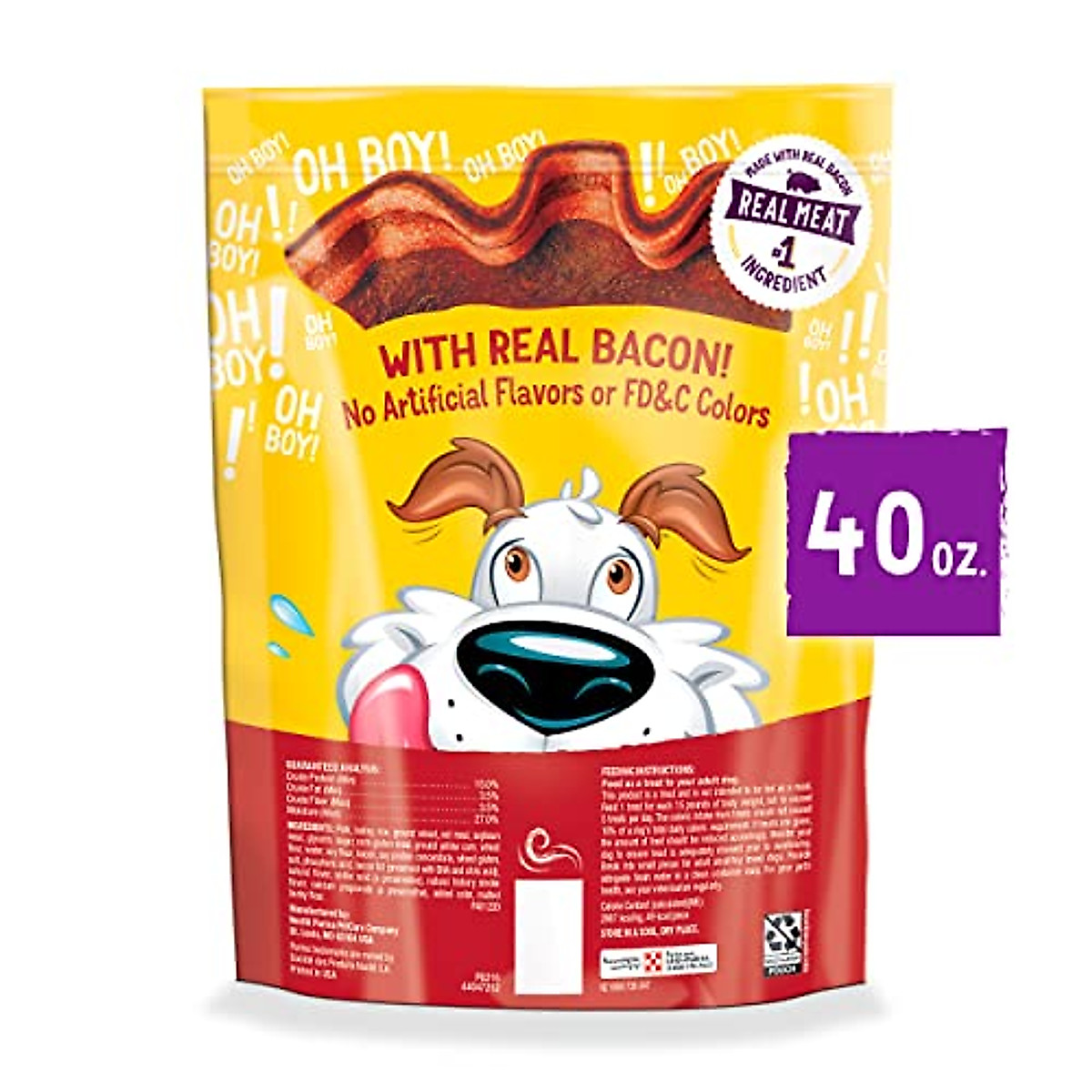 Purina Beggin' Strips Thick Cut Hickory Smoke Flavor Dog Treats - 40 Oz. Pouch