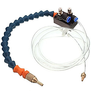 OriGlam 【The Mist Coolant Lubrication Spray System for Metal Cutting Engraving Cooling Sprayer Machine for Air Pipe CNC Lathe Milling Drill