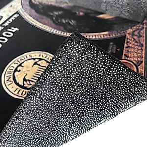 GUBIYU Black Bathroom Rug Set 100 Dollar Bill Kitchen Rug Money Rugs Nonslip Rubber Backed Gold Bathroom Mats and Rugs Sets Rug Runner Floor Mat Washroom Bathroom Laundry Doormat (17.5"X29"+17.5"X59")