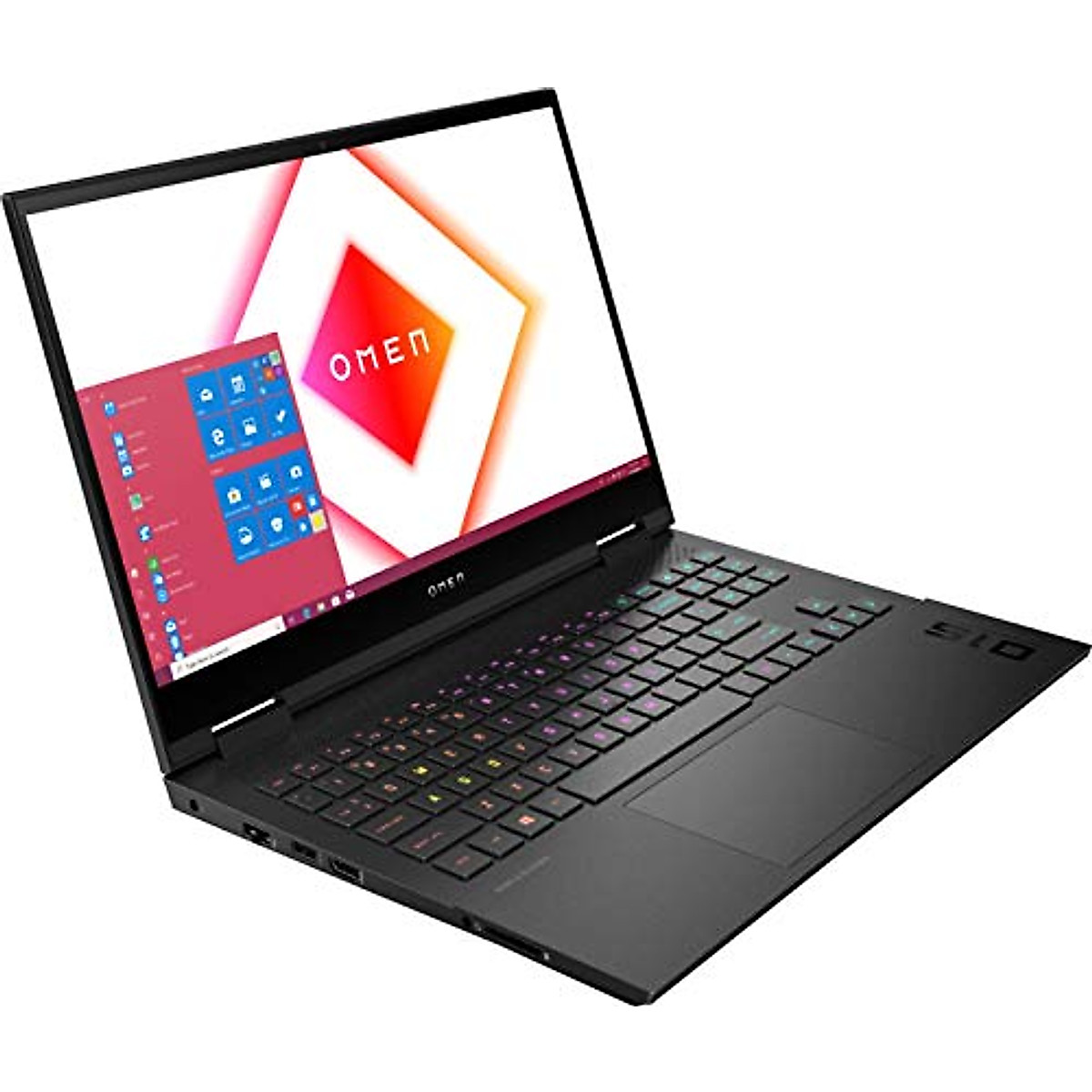 HP OMEN 15-ek1013dx 15.6" Full HD 300Hz Gaming Notebook Computer, Intel Core i7-10750H 2.6GHz, 16GB RAM, 512GB SSD, NVIDIA GeForce RTX 3070 Max-Q 8GB, Windows 10 Home, Free Upgrade to Windows 11