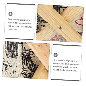 Fabric Basket Small Plastic Storage Box Storage Bins for Collapsible Bookshelves Cube Storage Organizer Fabric Storage Cubes Wicker Foldable Stationary Holder Desktop Basket