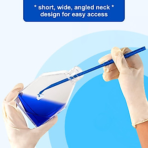 CryoKing Cell Culture Flasks, Sterile Plastic Tissue Culture Bottle with Filter Cap, 75cm² Culture Area, TC Treated, 25ml Working Volume, Pack of 5