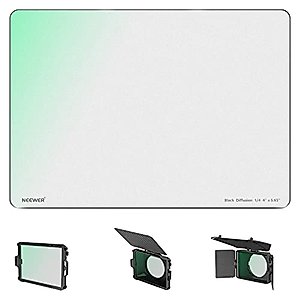 NEEWER 1/4 Black Diffusion Mist Dreamy Effect 4"x5.65" Cinema Square Filter (Rectangular) with HD Optical Glass Compatible with Tilta Compatible with SmallRig Matte Box for Cinematic Photo Videography