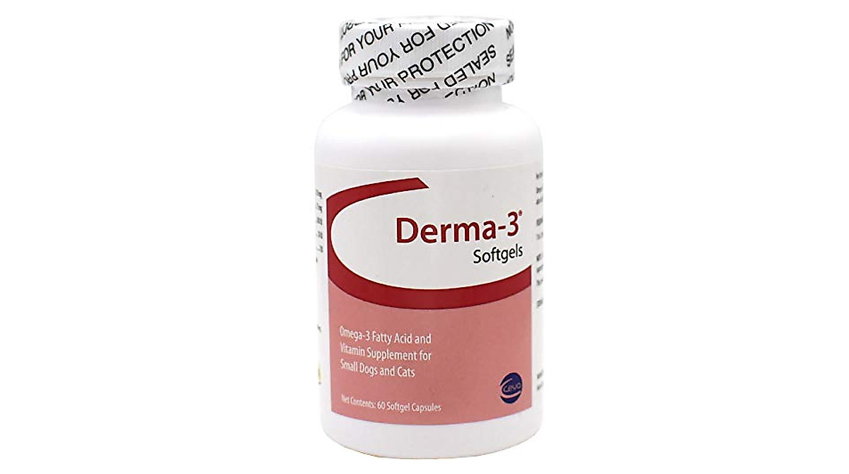 Derma-3 Softgels for Healthy Skin in Pets