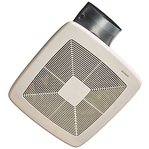 Broan-NuTone Nutone ZB110 ENERGY STAR Certified Broan Exhaust Bathroom Fan, 6" Round, White