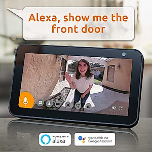 TOUCAN Wireless Video Doorbell with Chime and Wireless Pro Outdoor/Indoor Security Camera Bundle - Alexa & Google Enabled Bundle No Subscription Required