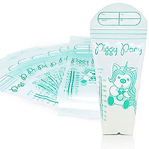 60 Triple Zipper Reusable Resealable 9oz BPA Free Breast Milk Storage Bags