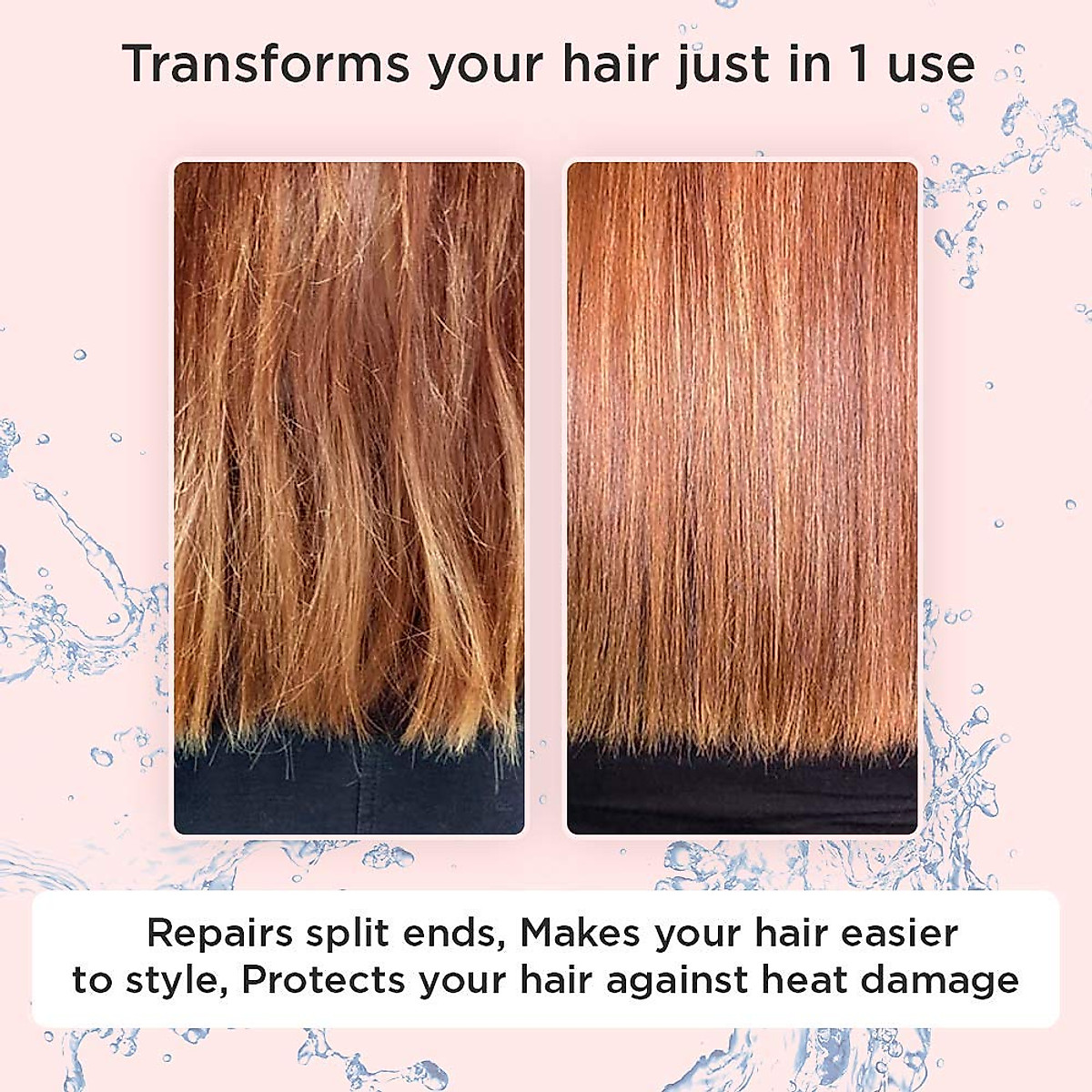 LIKATO Leave in Conditioner Spray for Hair - Professional Hair Detangler Spray for Women and Men 10 in 1 that Immediately Transforms the Look of Hair with Argan - Macadamia Oil & Vitamins (1 bottle)