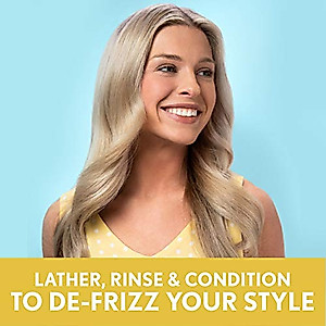 Aveeno Deep Moisturizing Sunflower Oil Blend Shampoo with Oat for Dry Damaged Hair, Dye, Paraben & Sulfate Surfactants Free, 12 Fl Oz