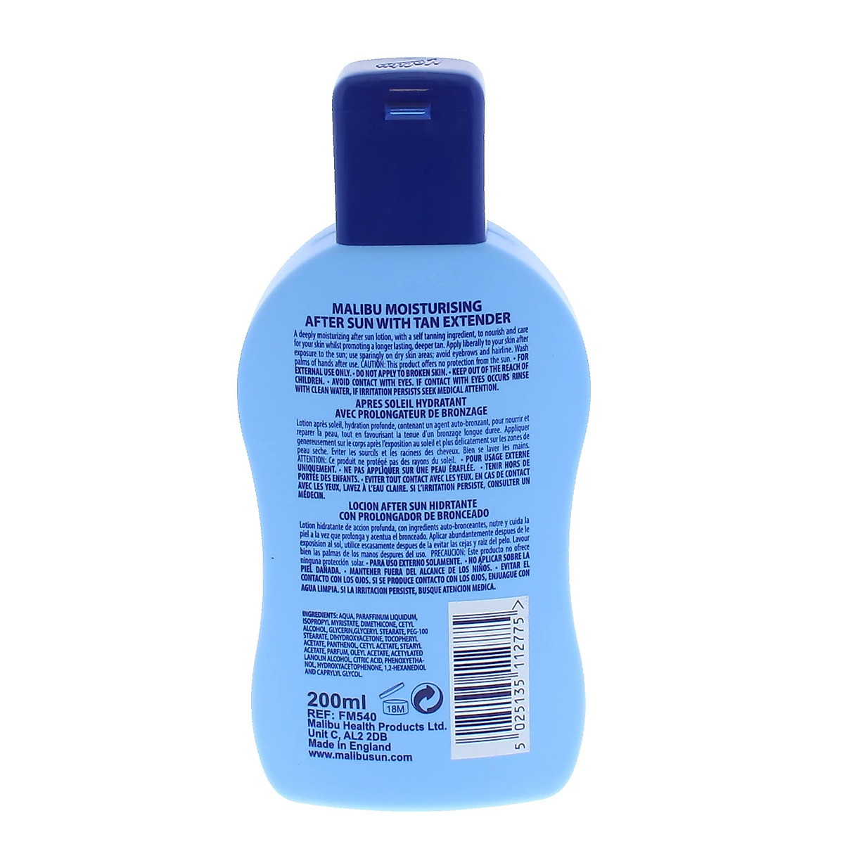 Malibu Moisturising Aftersun With Tan Extender 200 ml