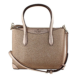 kate spade purse handbag crossbody Shimmy glitter (Rose gold)