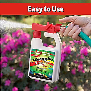 I Must Garden Outdoor Yard Spray: Kills & Repels Mosquitos, Ticks, Fleas, and Other Biting Insects – Powerful Blend of Natural Essential Oils – Safe for People, Pets & Plants – 32oz