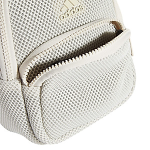 adidas Women's Airmesh Convertible Mini Backpack-Crossbody Bag, Alumina Beige, One Size