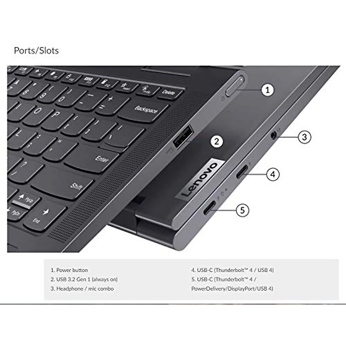 Lenovo Yoga 7i Laptop with 14" FHD 300 nits Touchscreen, 11th Gen Intel i7-1165G7, 512GB SSD, 12GB DDR4, Wi-Fi 6, BT 5.0, and Windows 10 Home