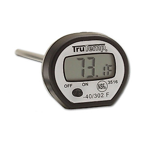 Taylor RA14260 Digital Instant Read Thermometer, apple, Black