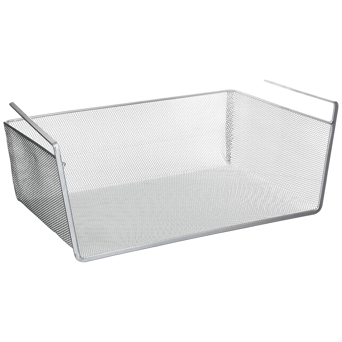 Design Ideas Under Shelf Mesh Basket, Large, Silver