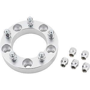 Speedway Motors Billet Aluminum Wheel Adapters, Fits Early Ford Style Bolt Patterns, Adapts 5 on 5-1/2 Inch Hubs and Wheels, Includes 5 Lug Nuts to Mount to Hub