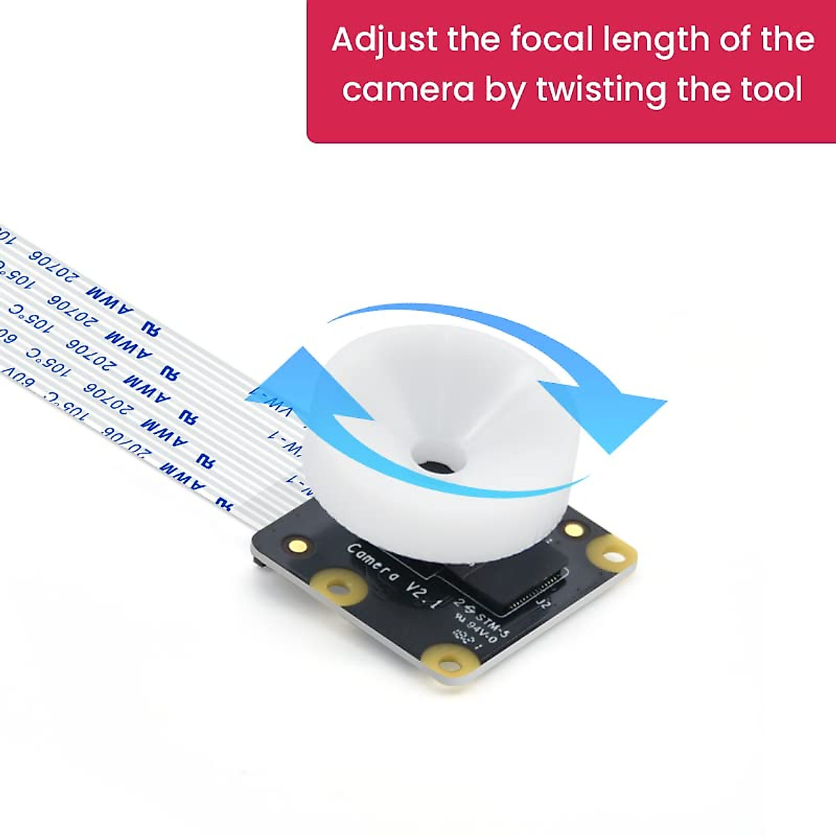 KEYESTUDIO Official Raspberry Pi Camera Module V2 Noir Support Night Vision for Raspberry Pi 4 4b 3b 3b+