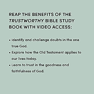 Trustworthy - Bible Study Book with Video Access