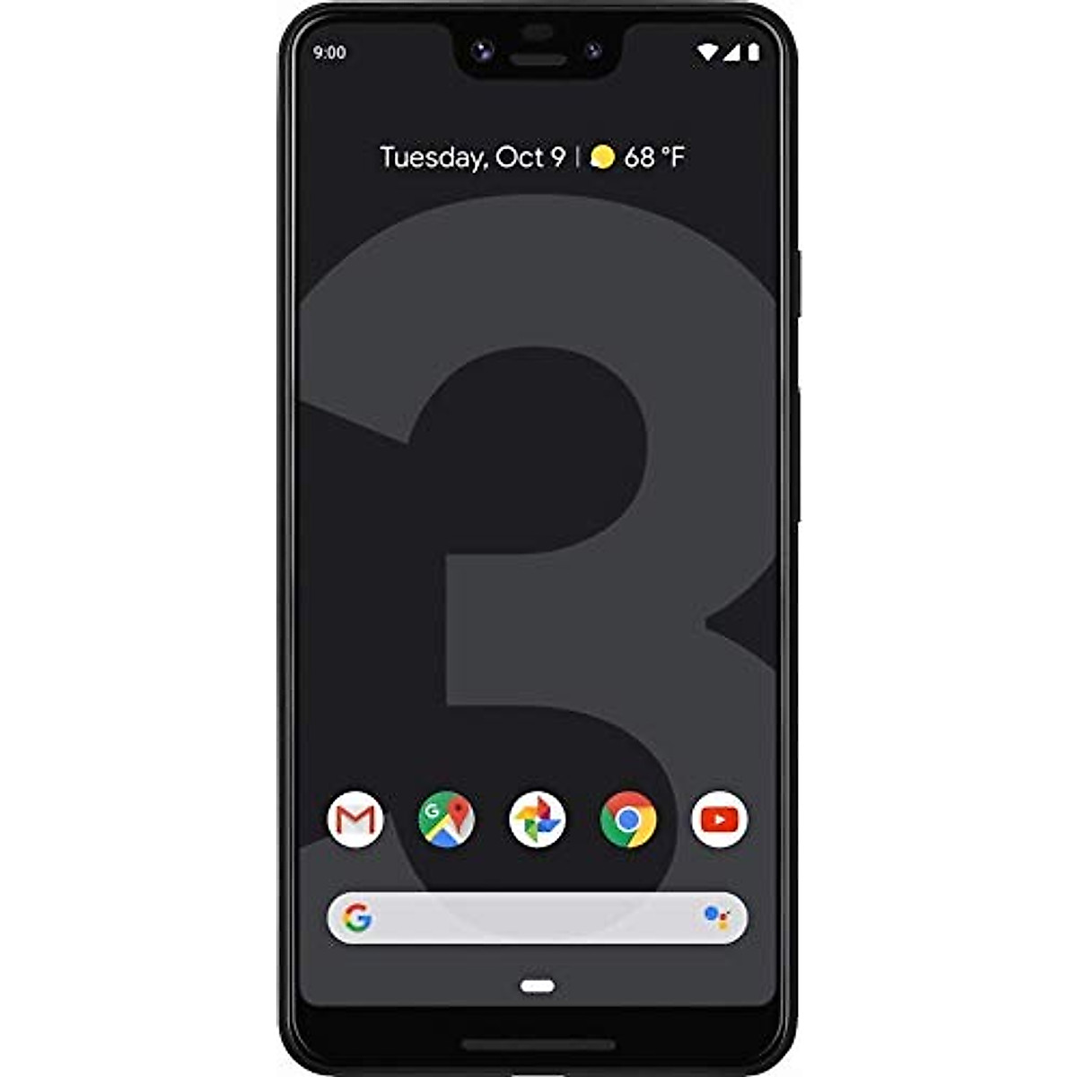 Google Pixel 3 XL 64GB Unlocked GSM & CDMA 4G LTE Android Phone w/ 12.2MP Rear & Dual 8MP Front Camera - Just Black (Renewed)
