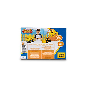 CAT Construction Toys, RC Remote Control Loader Truck - 10.5 Inch Length, Child Friendly Controller, Stowable Controller, Working Headlights - Batteries Included!