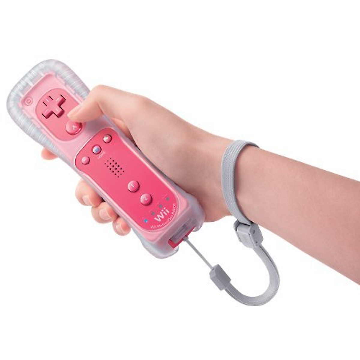 Nintendo Wii Remote Plus - Pink (Bulk Packaging) (Renewed)