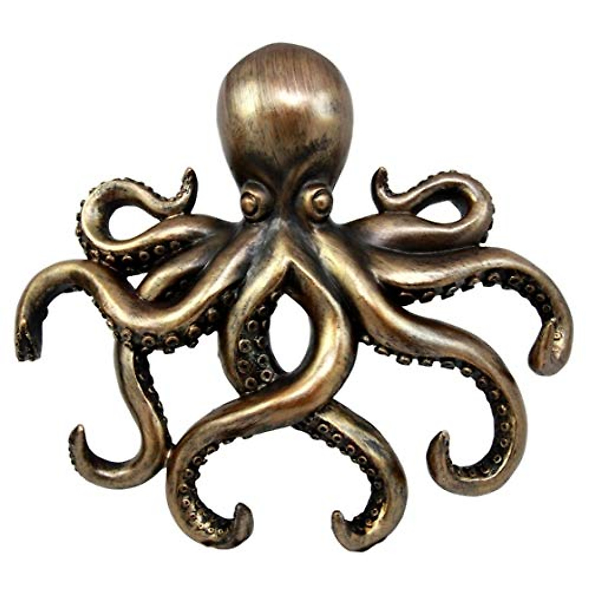 Ebros Gift The Call of Cthulhu Deep Sea Kraken Octopus Monster Wall Mount Key Holder Tentacle Hooks Sculpture Plaque Figurine 11.25" H