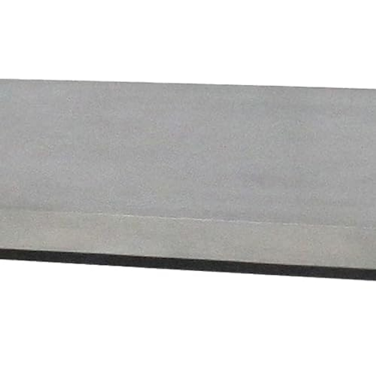Benjara CID 59 Inch Dining Table, Concrete Surface, Walnut Wood Thick Pedestal Legs, Gray