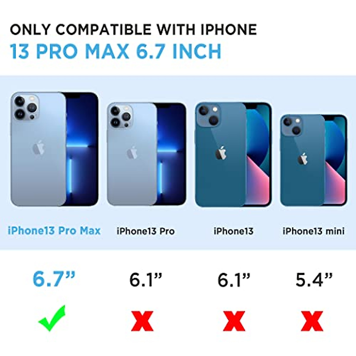 OUTXE iPhone 13 Pro Max Case Wallet for Women, Leather iPhone 13 Pro Max Wallet Case with Card Holder Wrist Strap Zipper, iPhone 13 Pro Max Purse Case Cover, 6.7 inch (Black)