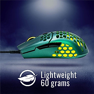 Cooler Master MM711 Wilderness Limited Edition Gaming Mouse with Lightweight Honeycomb Shell, Ultraweave Cable, 16000 DPI Optical Sensor, and RGB Accents