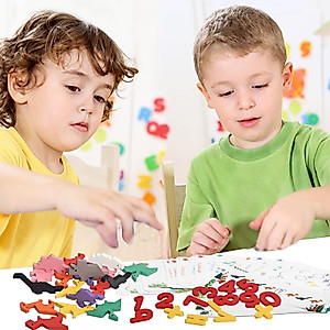 Counting Dinosaurs Toys with Matching Sorting Cards, Preschool Educational Toy for Matching, Counting and Sorting School Supplies Learning Activities Kids Age 4 5 6 7 Girls Boys Birthday Gift