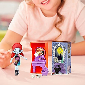 SWEET SEAMS Disney Single Pack Bundle: The Nightmare Before Christmas - Sally & Alice in Wonderland 6" Soft Rag Dolls and Playsets