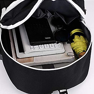 Anime MHA Backpack with USB Charging Port College School Laptop Shoulder Todoroki Book Bags