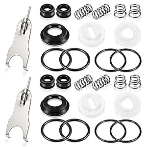 Dreyoo 2 Pack Kitchen Faucet Repair Kit, Compatible with Delta/Peerless Faucet RP3614 Single Handle Faucets #70 and #212 Ball Faucets, Faucet Replacement Parts, Stainless Steel