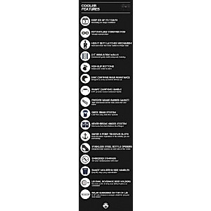 COLD BASTARD COOLERS 20QT Cold Bastard Rugged+ CAMO Camel Premium Ice Chest Cooler Accs Free S&H(CB20-CC)