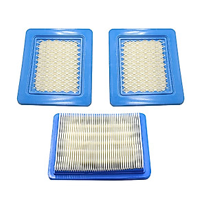 491588S Air Filter with 493537S Pre Filter(3+3 Pack) Compatible with Briggs and Stratton 491588 493537,Toro 20332,John Deere AM116236 Push Lawn Mower