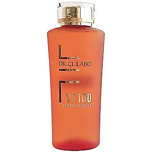 DR.CI:LABO VC100 Essence Lotion EX with High Permeating Vitamin C Derivative and Niacinamide - Made in Japan - Essential Hub - Set of 2 Pieces - 2 x 150 ML.