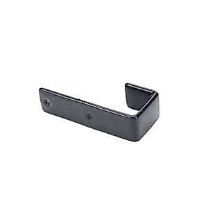 Risbay 4Pcs 25mm Black Iron Bed Ladder Hooks Bed Hooks Utility Hooks with Plastic-Coated