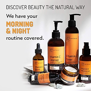 Eve Hansen Vitamin C Night Cream 2 oz - Anti Aging Face & Neck Cream with Vitamin E - Natural Face Moisturizer for Acne Scar Removal, Dark Circles, Filling Wrinkles