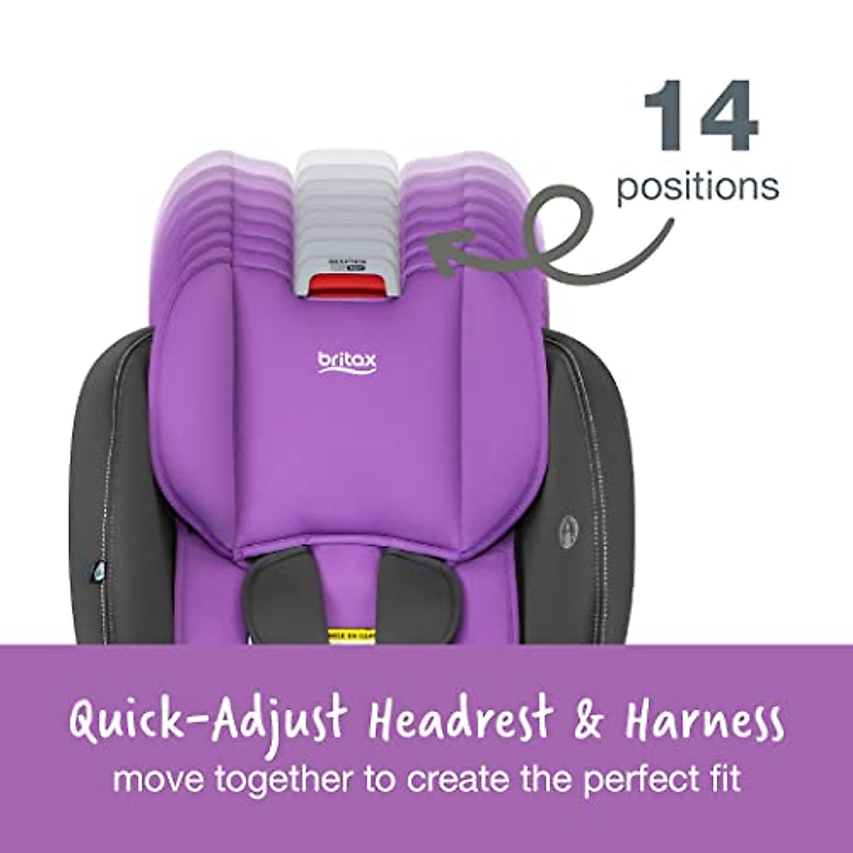 Britax Marathon Clicktight Convertible Car Seat, Mod Purple SafeWash