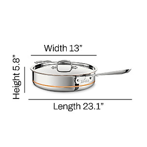 All-Clad Saute Pan, 5-Quart, Stainless Steel