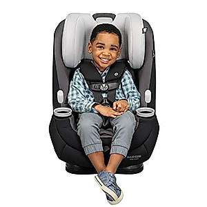 Maxi-Cosi Pria All-in-One Convertible Car Seat, rear-facing, from 4-40 pounds; forward-facing to 65 pounds; and up to 100 pounds in booster mode, Silver Charm