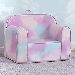 Delta Children Cozee Chair for Kids for Ages 18 Months and Up, Tie Dye
