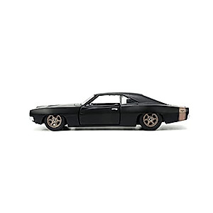 Fast & Furious 1:32 Dom's Dodge Charger & 1968 Dodge Charger Widebody Die-cast Car Twin Pack, Toys for Kids and Adults