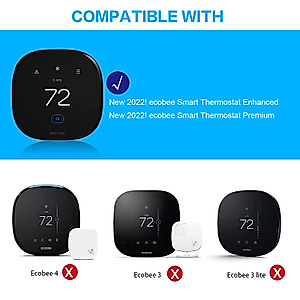 Wall Plate Bracket Protector Cover for NEW 2022 Ecobee Smart Thermostat Mount Kits Accessories