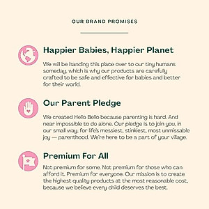 Hello Bello Watermelon Shampoo & Body Wash - Hypoallergenic, Dermatologist & Pediatrician Tested Formula for Babies and Kids - 10 FL Oz (Packaging may vary)