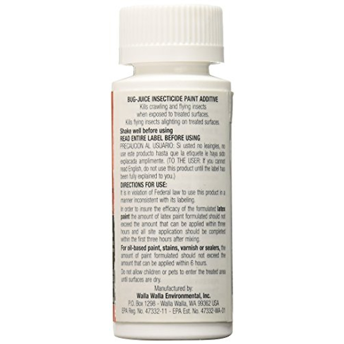 WALLA WALLA 156482 Walla 37005 1.66 oz. Bug Juice Paint Additive Treats 1G