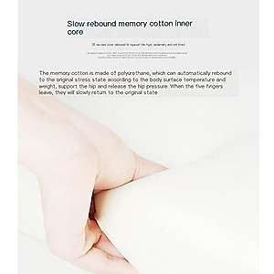 NNAA Ergonomic Chair Pad Memory Foam Seat Cushion Gel Enhanced Cushion Non-Slip Orthopedic Caudal Spine Cushion Relieve Pain Office Chair Car Seat color1