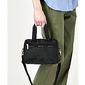 LeSportsac EVERYDAY SM SATCHEL/3868 Women's Shoulder Bag, Puffy Blossoms