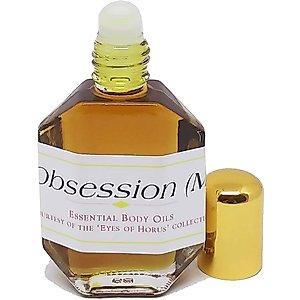 Cultural Exchange Obsession - Type for Men Cologne Body Oil Fragrance [Roll-On - Clear Glass - Brown - 1/2 oz.]